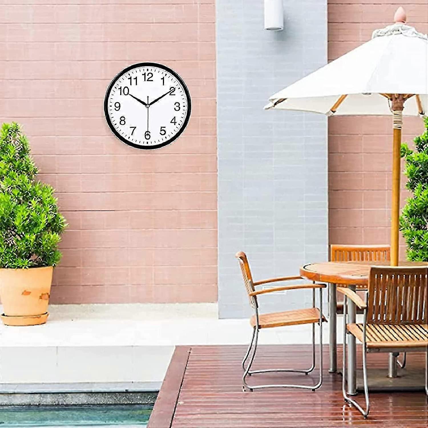 European Style Outdoor Swimming Pool Wall Clock, Indoor Outdoor Wall ...