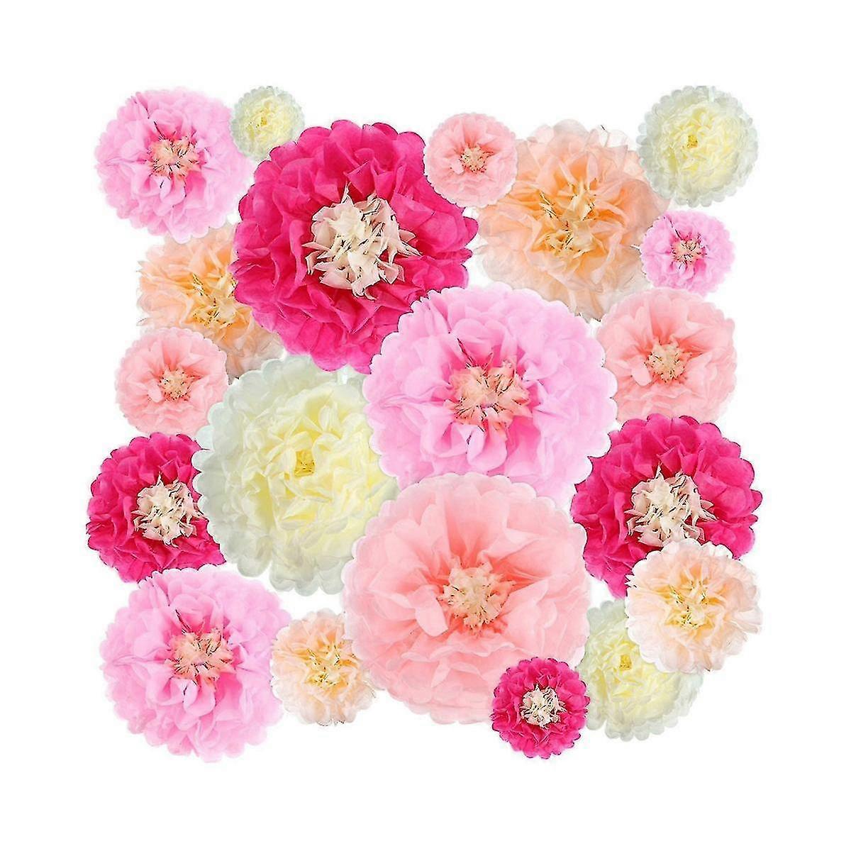 Colorful Paper Flowers Handcrafted Giant Fiesta Paper Flowers For Party ...