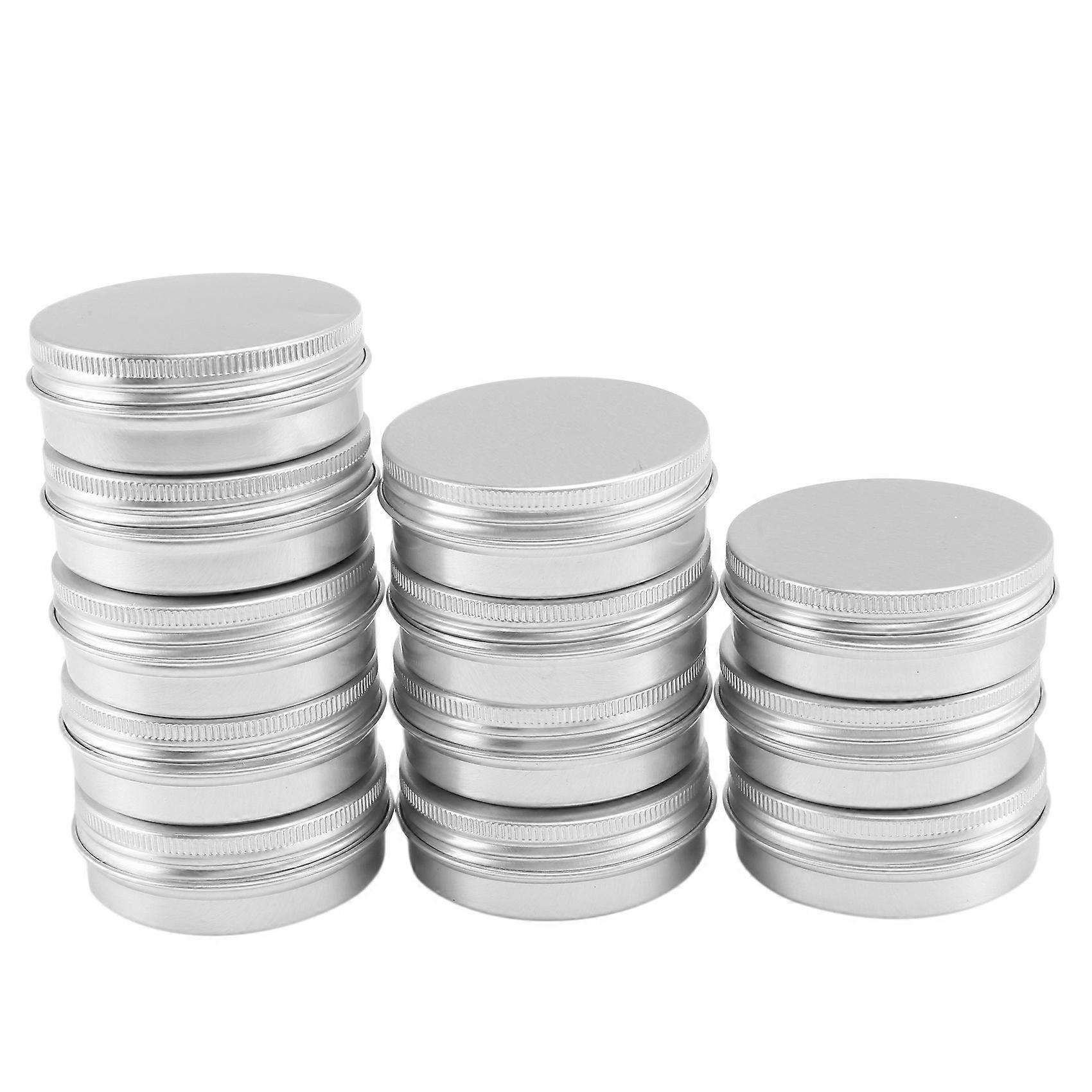 36 x 50Ml Aluminium Make Up Pots 50Ml Capacity Empty Small Cosmetic ...
