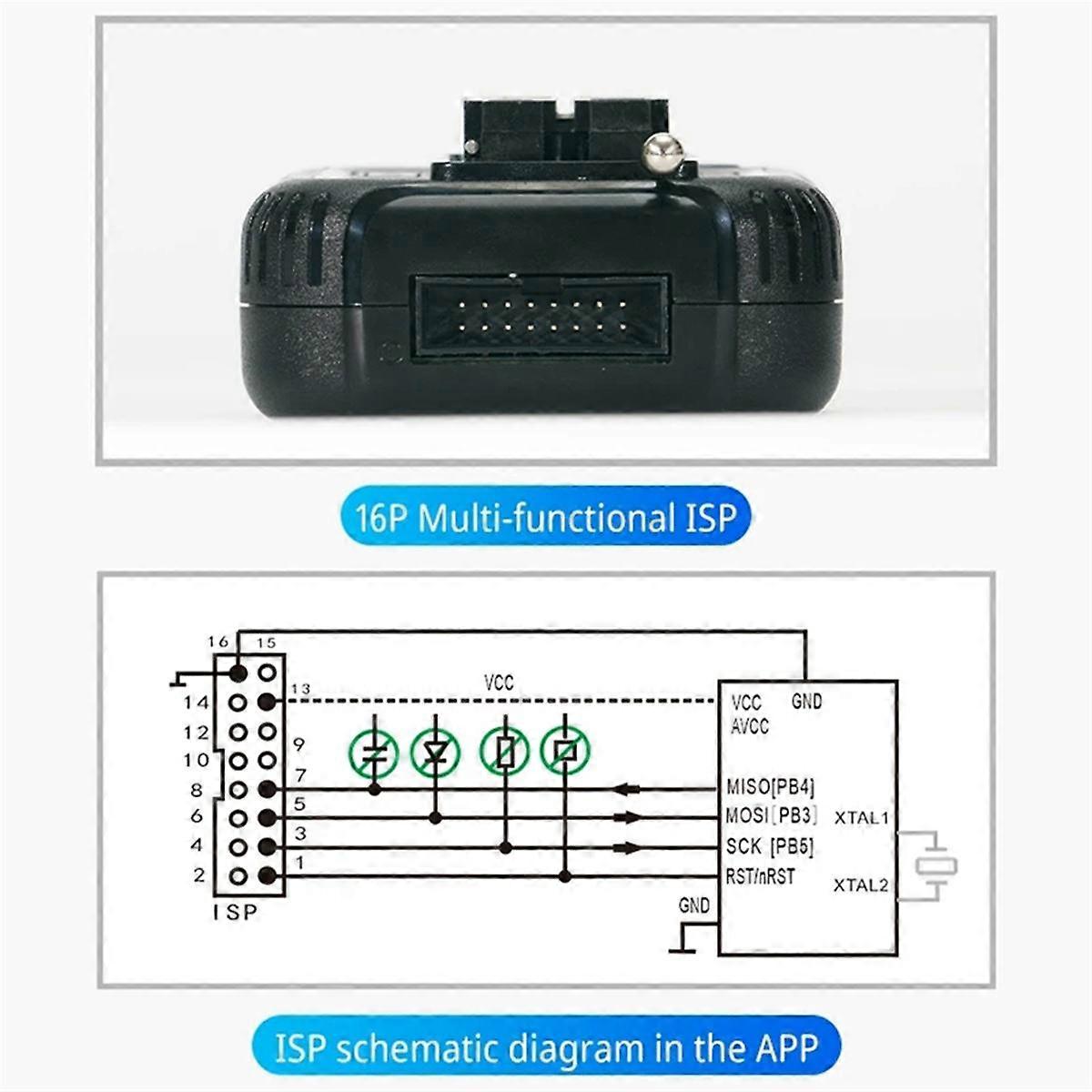 T48 (TL866-3G) Programmer Support 31000 ICs for SPI/Nor/NAND Flash BIOS MCU EEPROM AVR PIC 39 ...