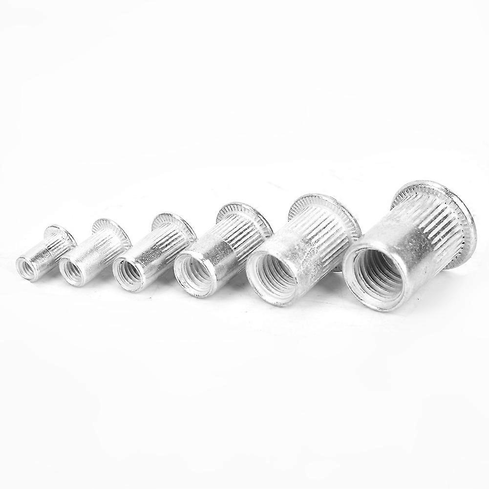 90Pcs Aluminum Rivet Nuts Flat Head Threaded Inserts with M3-M10 Sizes ...