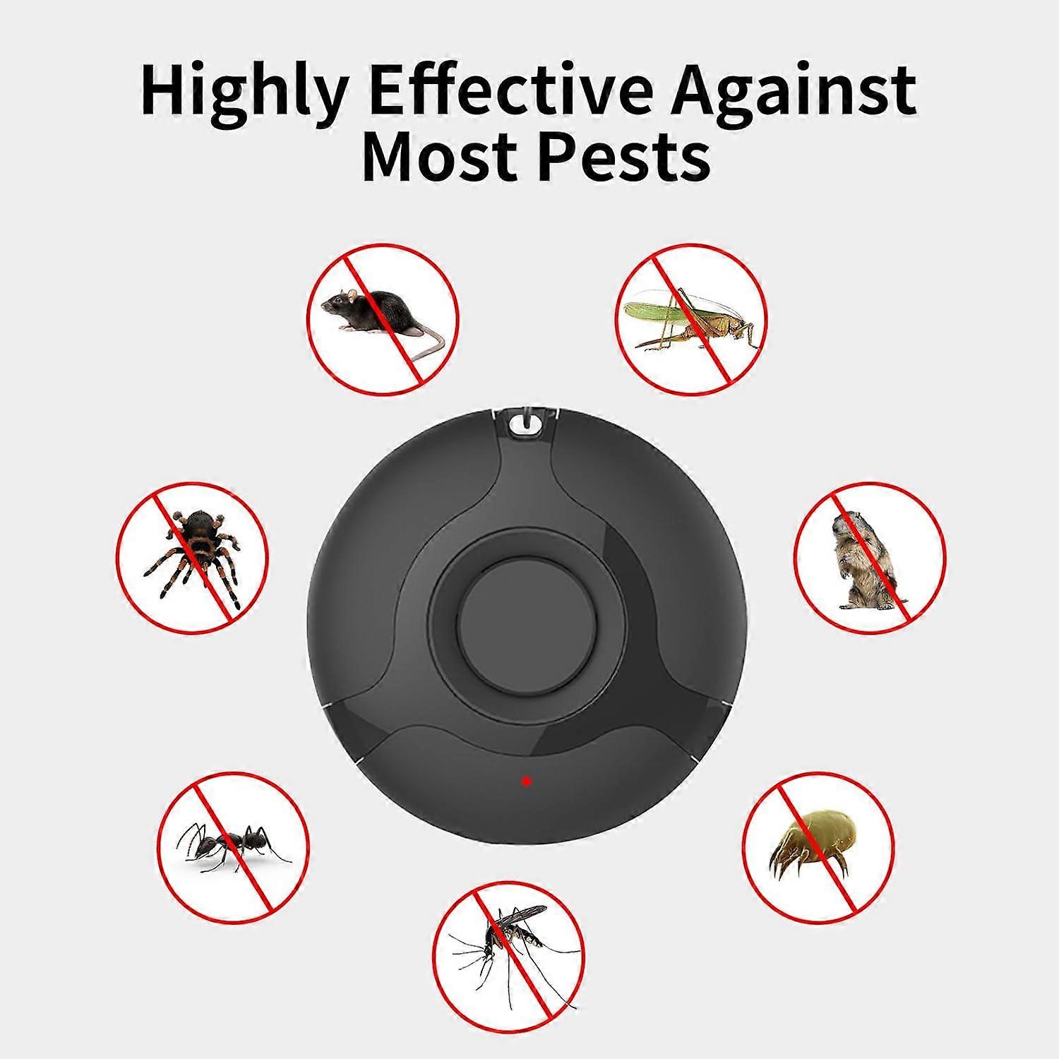 Ultrasonic Mosquito Repeller, Portable Pest Repellent Outdoor/Indoor ...