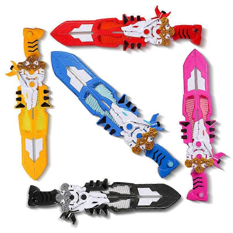 Mini Force Three Mode Transformatie Zwaard Speelgoed Met Geluid En Licht Actiefiguren Miniforce