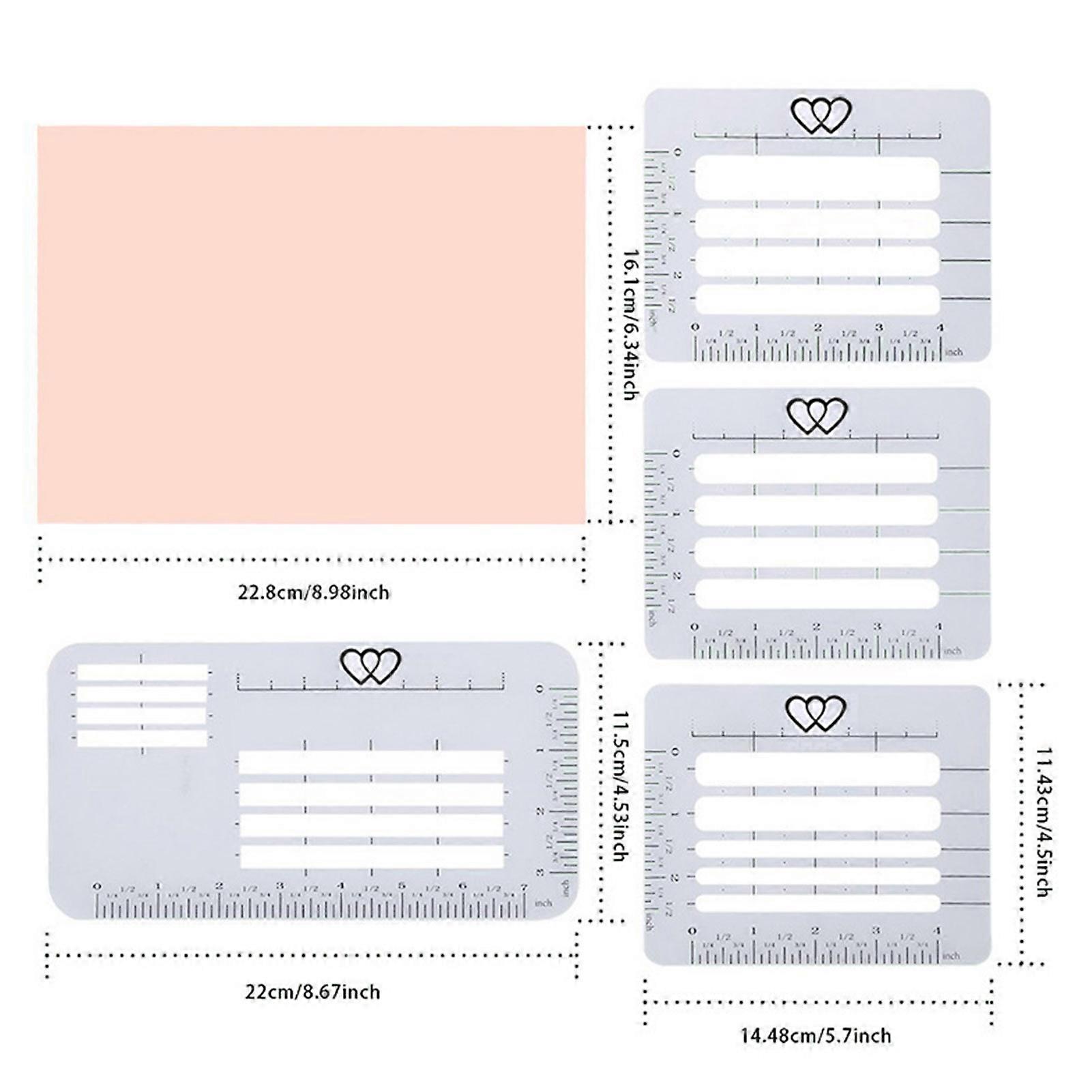 4Pcs Envelope Templates Envelope Addressing Guide Stencils Lightweight ...