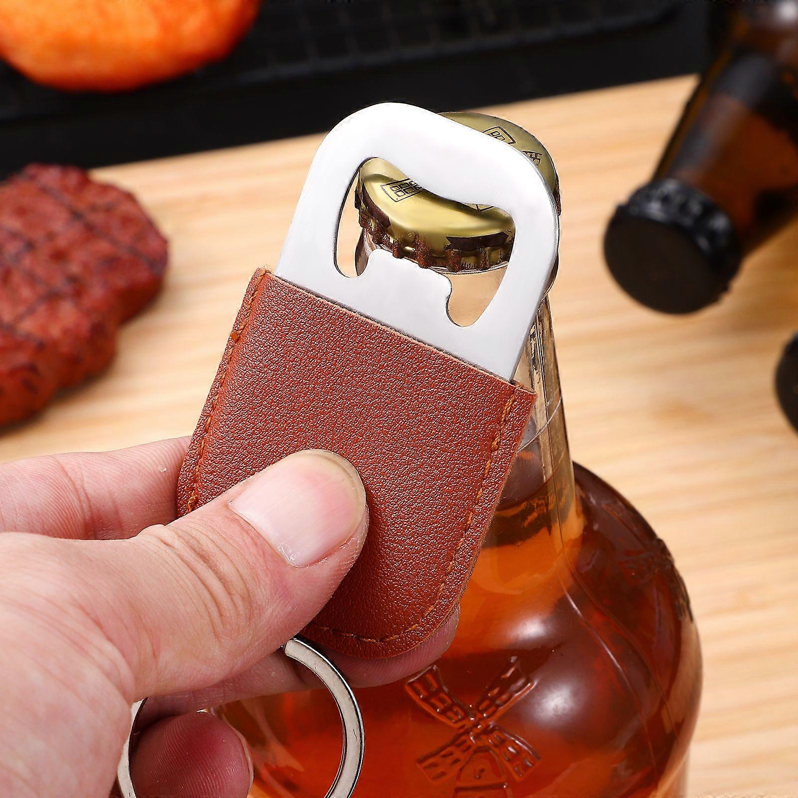 12 Pcs Keychain Bottle Openers Can Opener Stainless Steel Bottle Opener ...