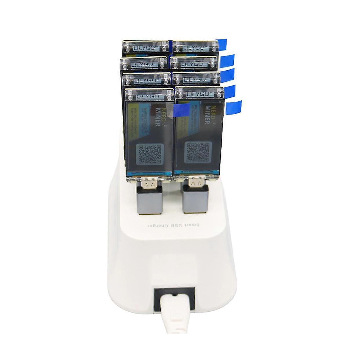 NerdMiner V2 Bitcoin Solo Miner 780kh/S with T-DISPLAY-S3 and 8 Port ...