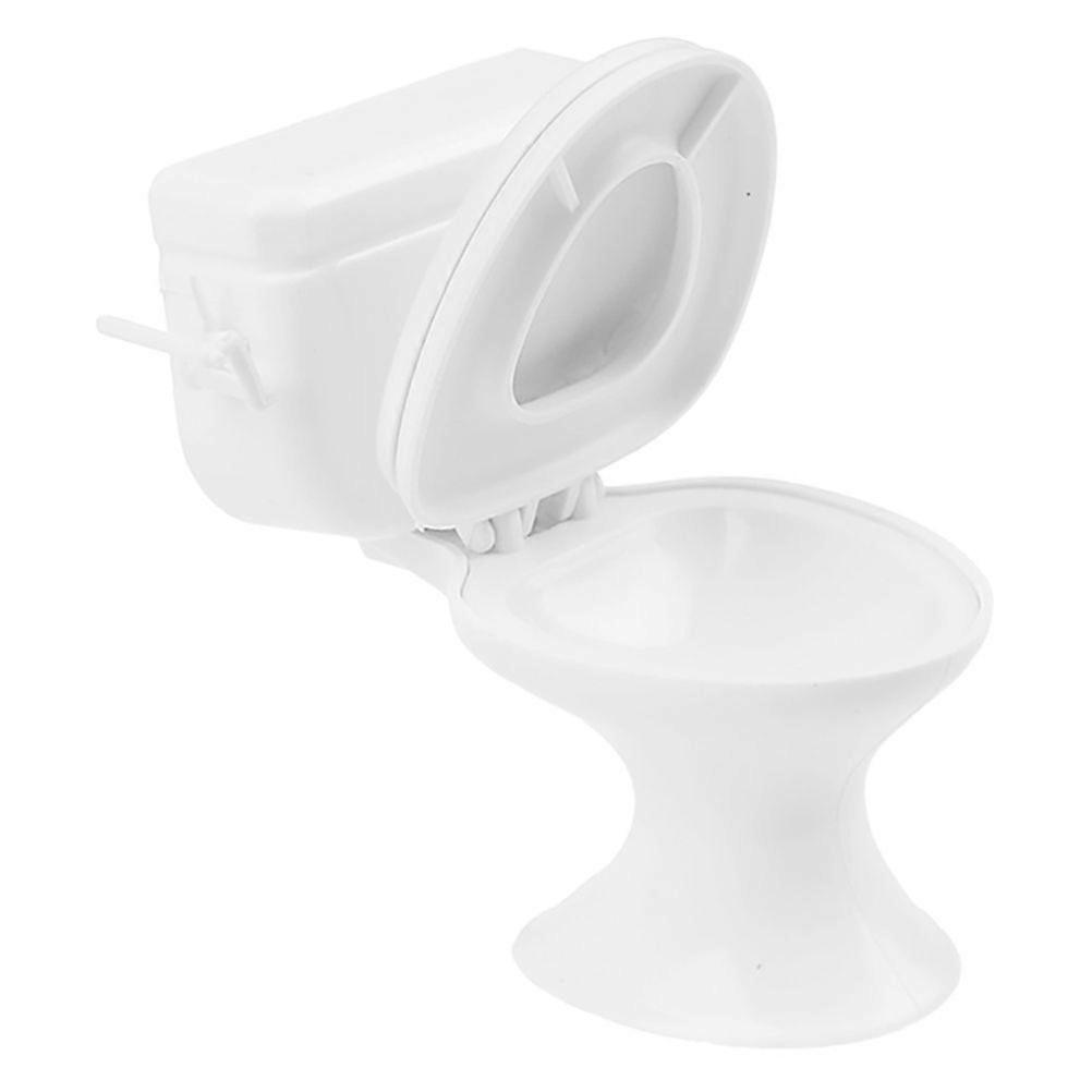Mini Toilet for Dollhouse Realistic Miniature Bathroom Furniture Tiny ...