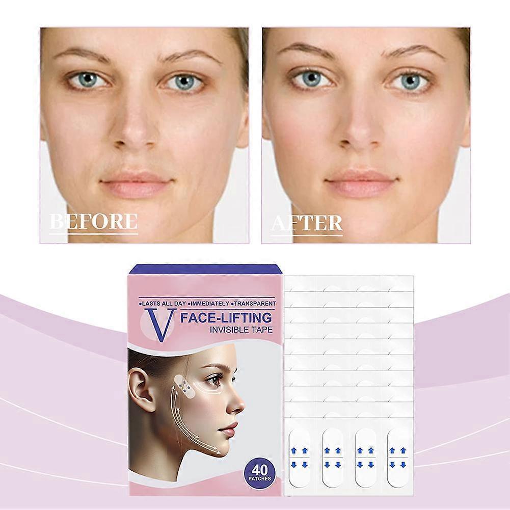 V-Face Lifting Invisible Adhesive Tape,v-face Lift Tape with Bands,neck ...