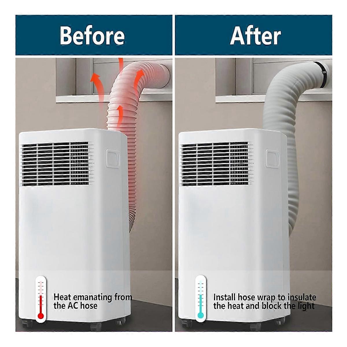 Air Conditioner Hose Cover Wraps AC Hose Duct Vent Cover - Sleeve ...