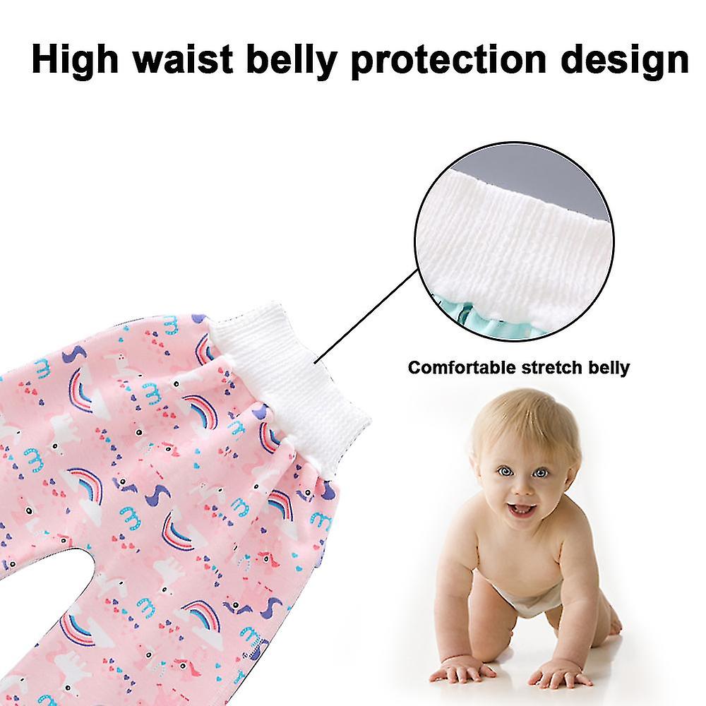 2 Packs Waterproof And Leakproof Diaper Pants Potty Training Cloth ...