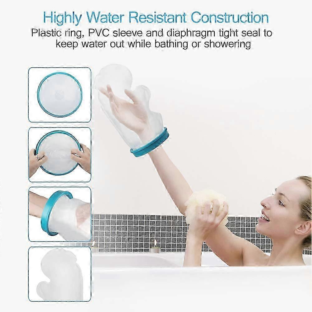 Waterproof Hand Cast Covers for Shower Bath, Adult Watertight Wrist ...