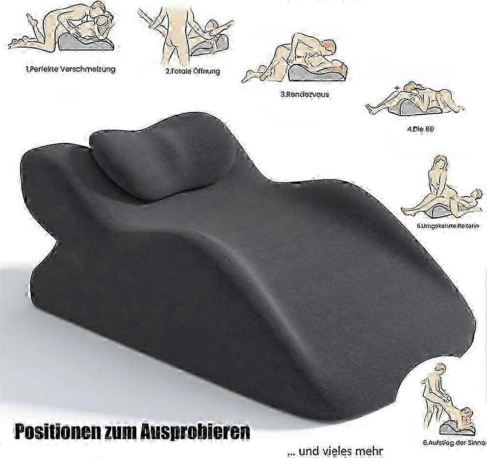 SexPillow For Couples Memory Foam Leg Elevation Pillow Back Support Bed ...