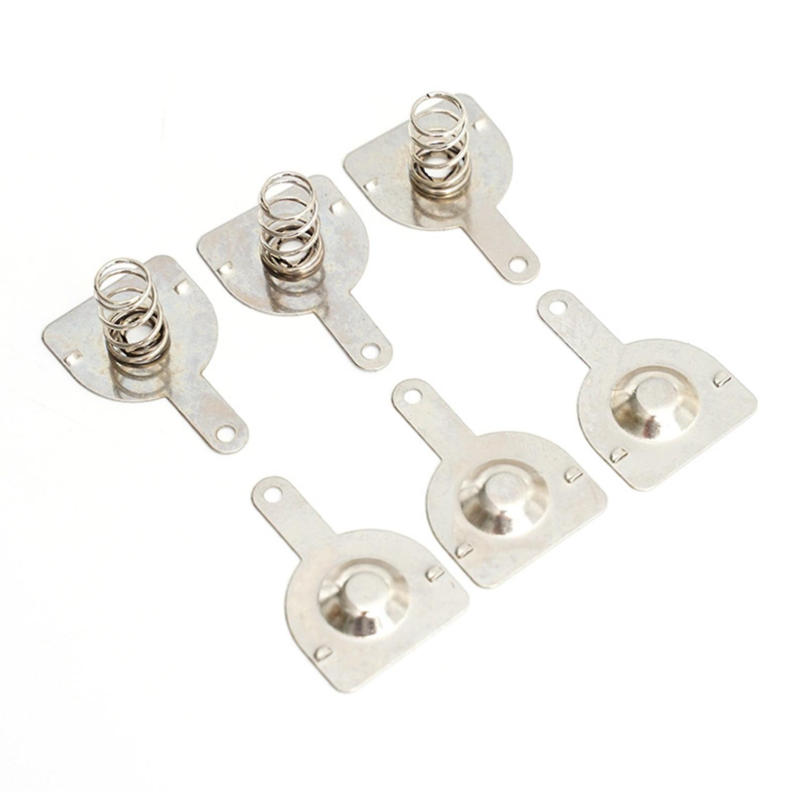 10 Pairs 12mm Replacement Metal 18650 Batteries Spring Contact Plate ...