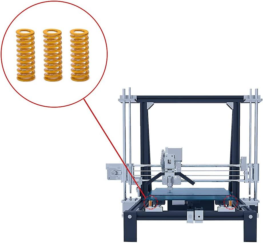 20 Pieces 3D Printer Compression Spring, Compression Light Load Moulde ...