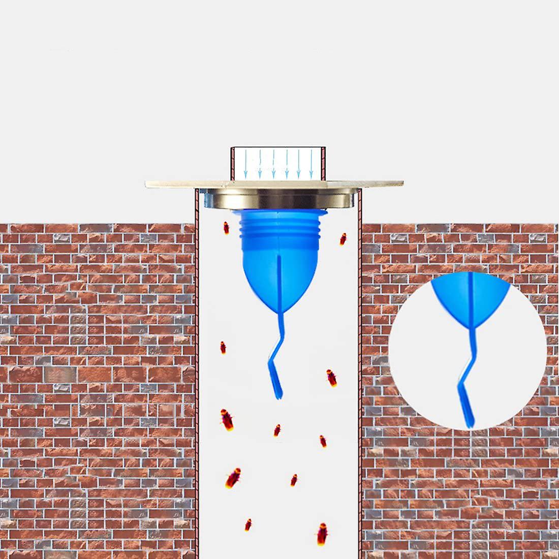 Adjustable Drain Backflow Preventer, Silicone Sink Floor Drain, One-Way ...