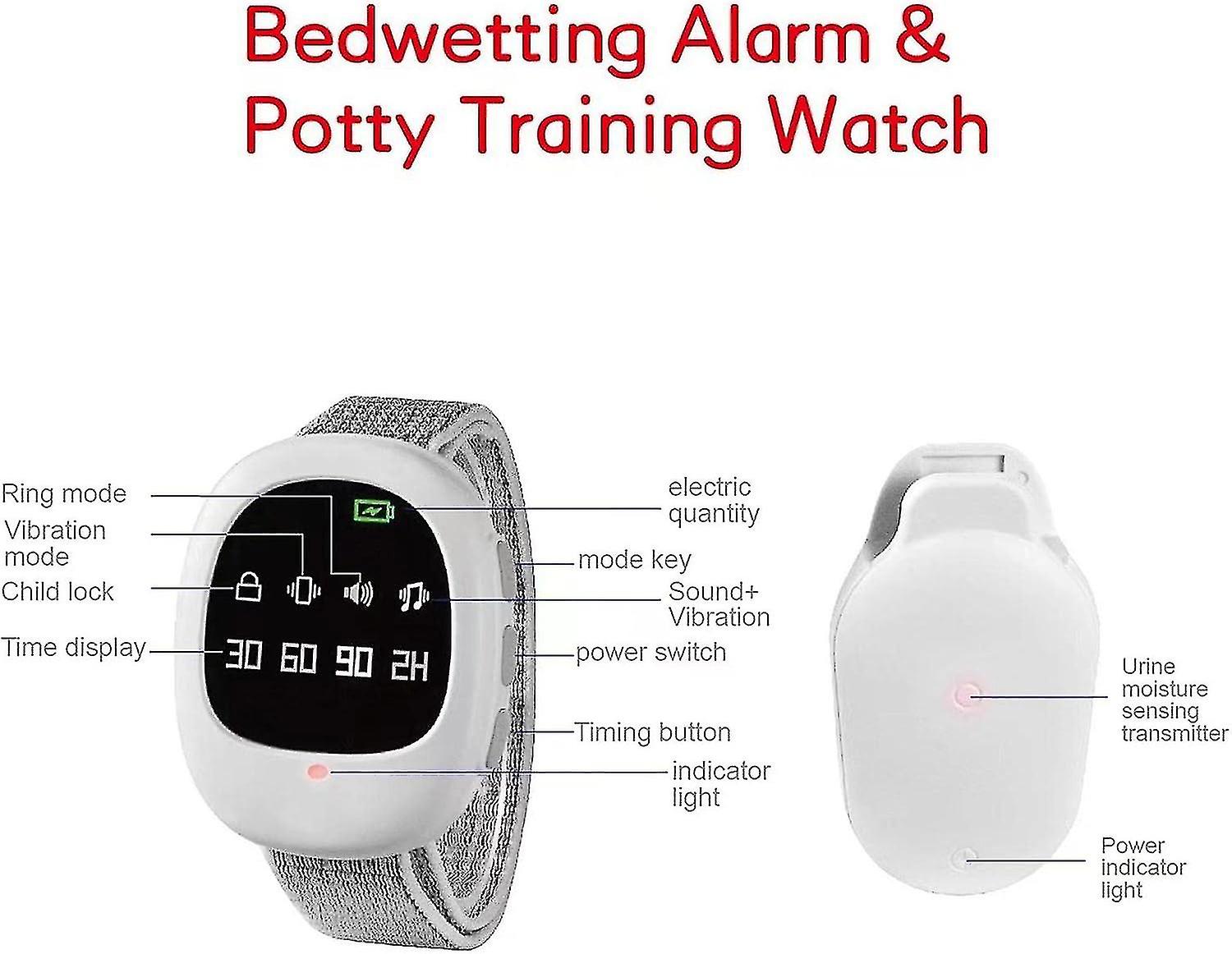 Bedwetting Alarm Wireless Bedwetting Alarm With With Light And ...