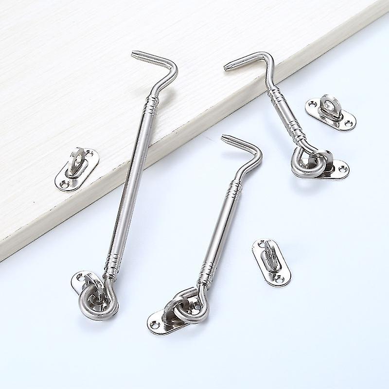 Stainless Steel Cabin Hook And Hook And Eye Latch Shed Door Latch Heavy ...