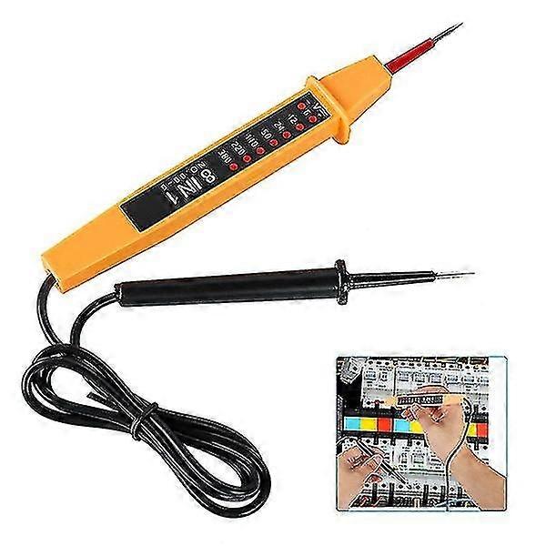 8 In 1 6-380V Voltage Tester Pen Polarity Current Tester Voltage AC/DC ...