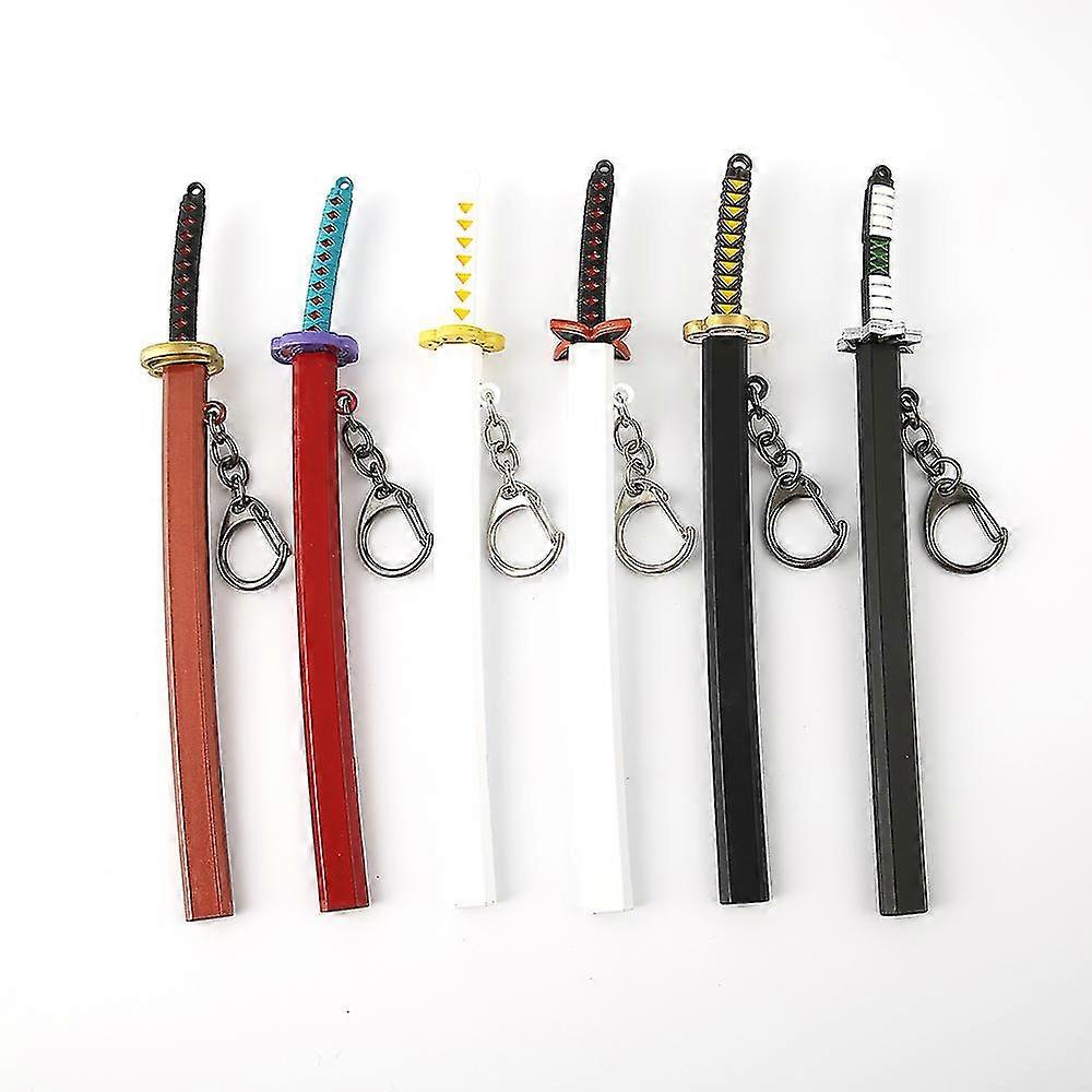 Demon Slayer Sword Keychain Japan Anime Kimetsu No Yaiba Cartoon Kamado ...