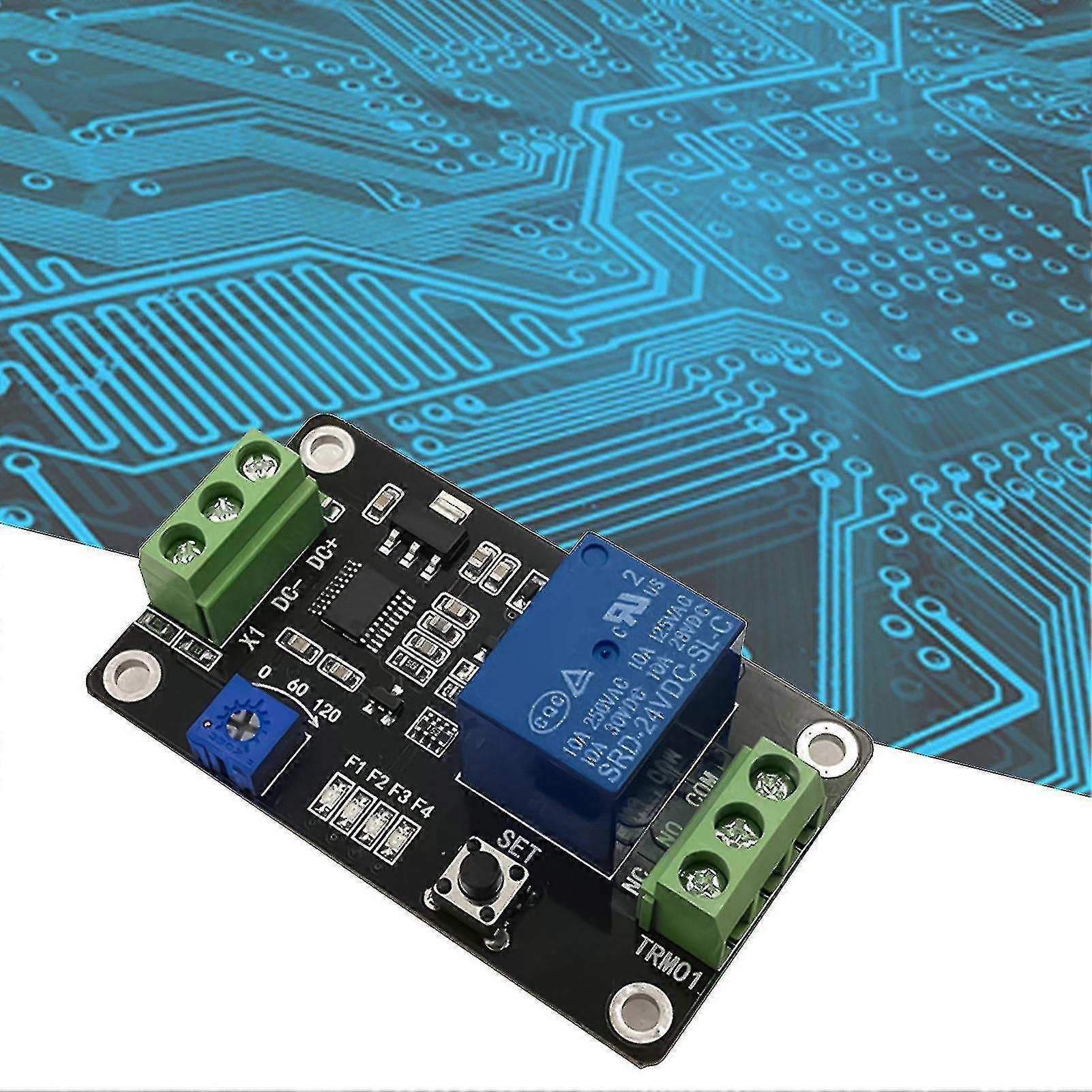 Trm01 Time-Delay Relay Module Multi-Functional Self-Locking Pcb Reverse ...