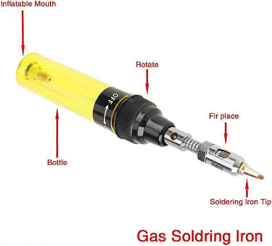 Gas Soldering Iron, Butane Welding Gun Cordless Butane Gas Spray Gun ...