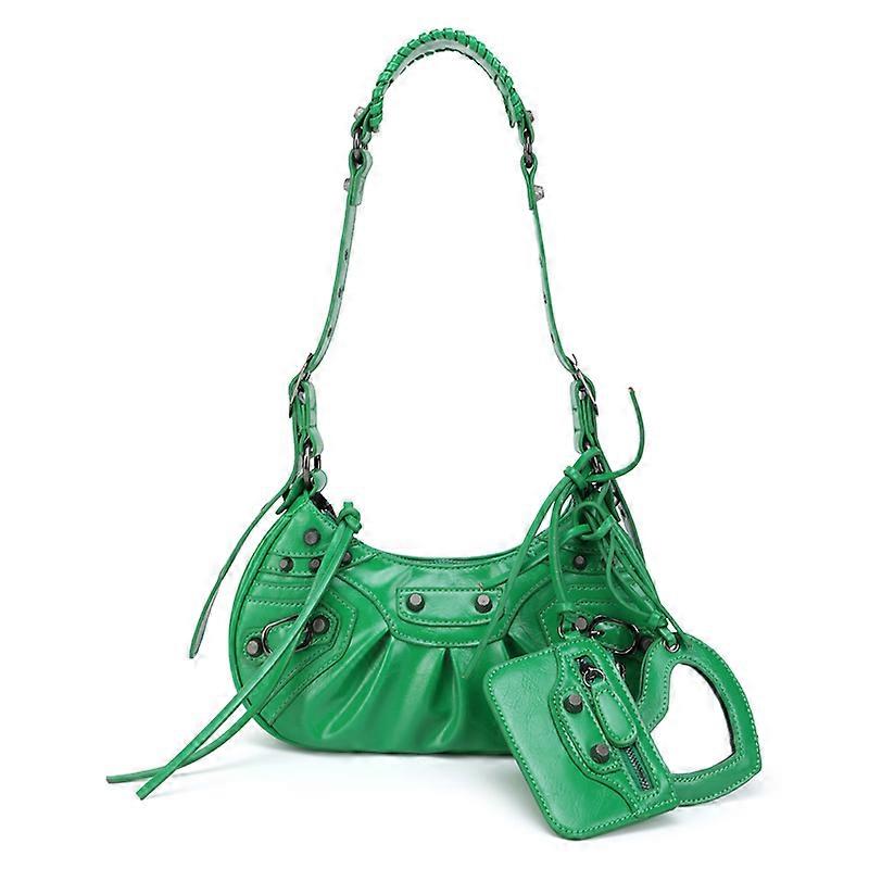 Half Moon Woman Bags Shoulder Bags | Rivet Half Moon Hobo Shoulder Bag ...