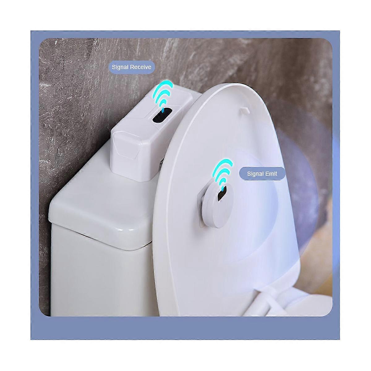 Automatic Toilet Flush Button+2 x Transmitter Toilet Flusher ...