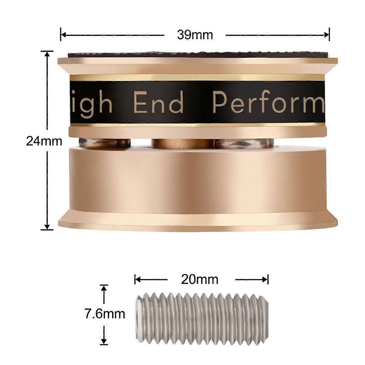 HiFi Audio Speaker Stand Foot Pad Anti- Spike Isolation Feet for Preamp ...