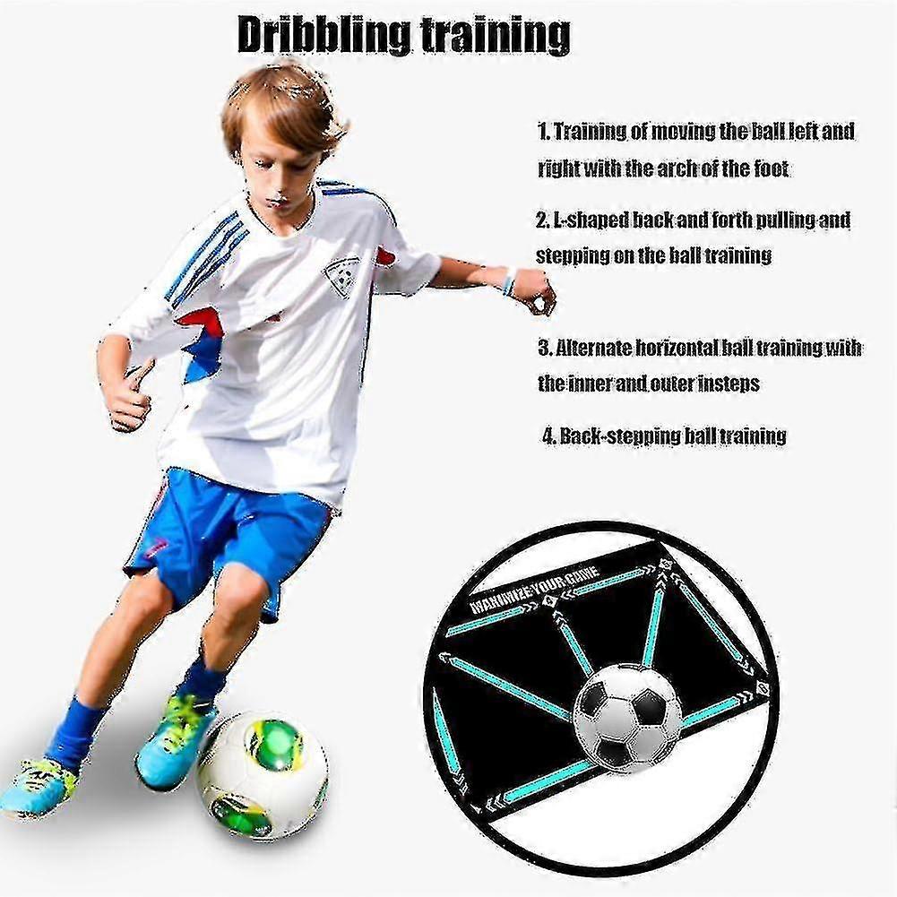 Football Footstep Training Mat, Soccer Training Mat, Fpro Ball Mastery ...