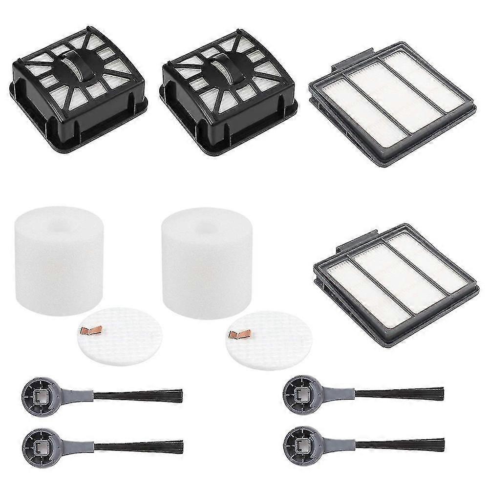 2 Filters&2 Dust Base Filters&2 Foam Filters&4 Side Brushes | Fruugo UK