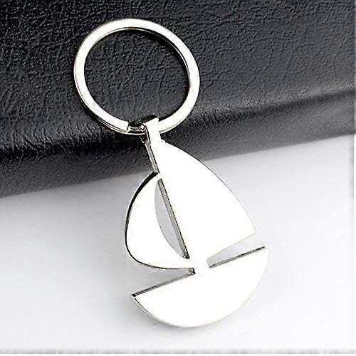 Keyring Ship Boat Sailboat Pendants Keychain Gift (silver 1pc) | Fruugo UK