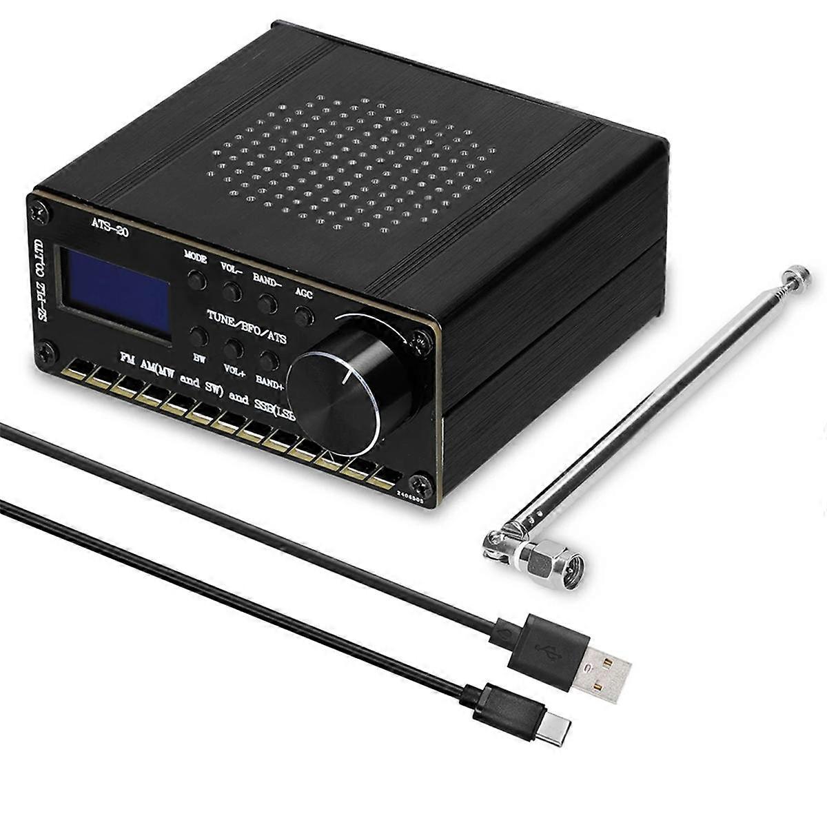 ATS-20 SI4732 Full Waveband Radio Receiver FM AM (MW and SW) SSB (LSB ...