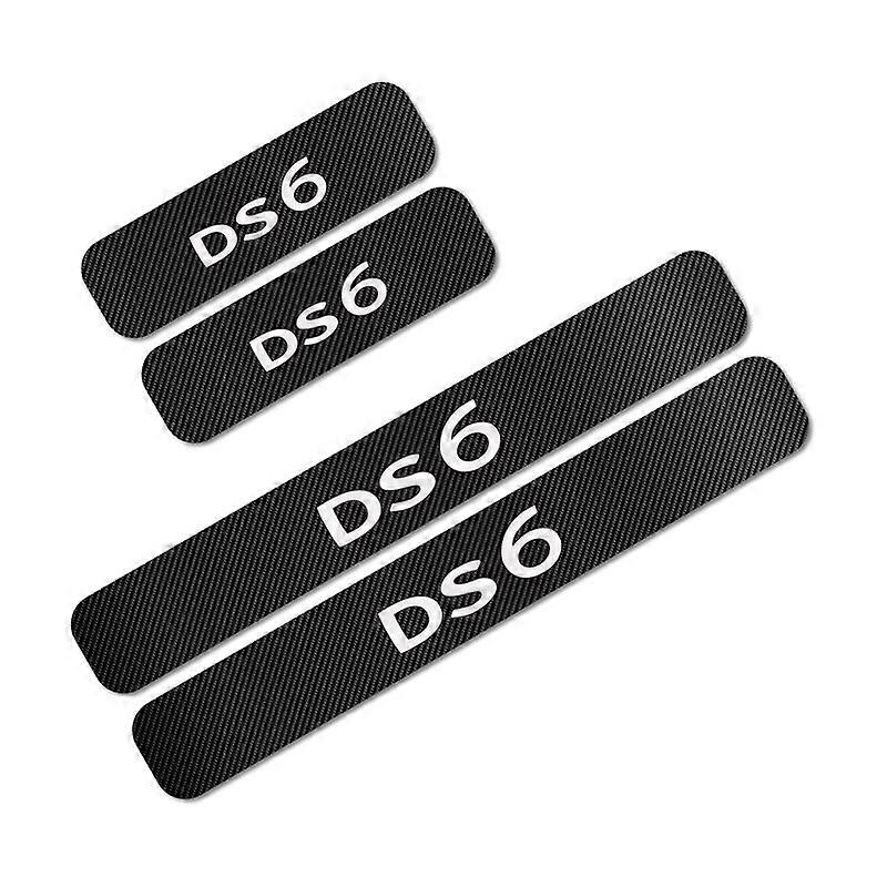 Car Interior 4PCS Car Door Sill Anti Scrath Stickers For Citroen DS DS3 ...