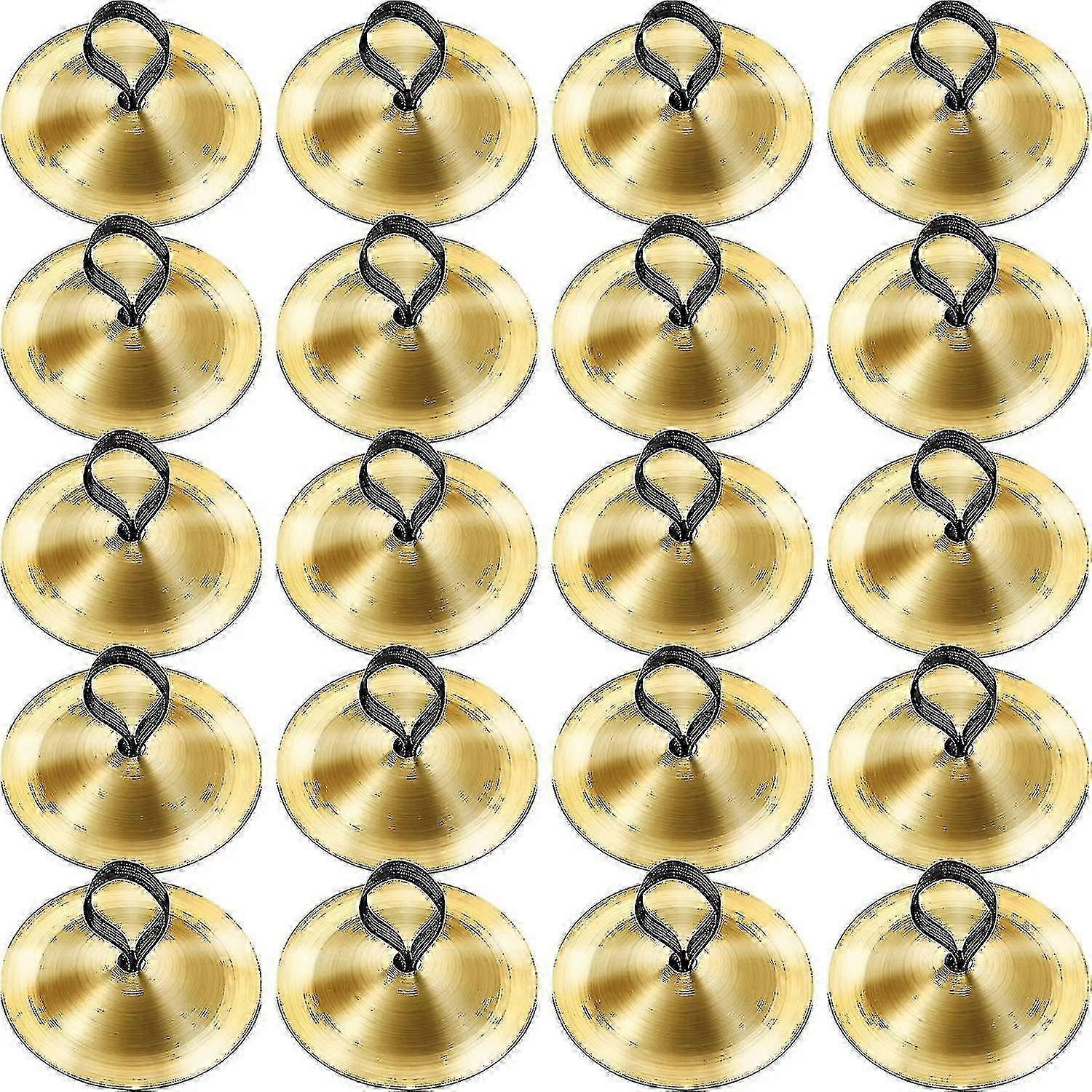 20 Pieces Finger Cymbals Belly Dancing Finger Dancing Finger Zills ...