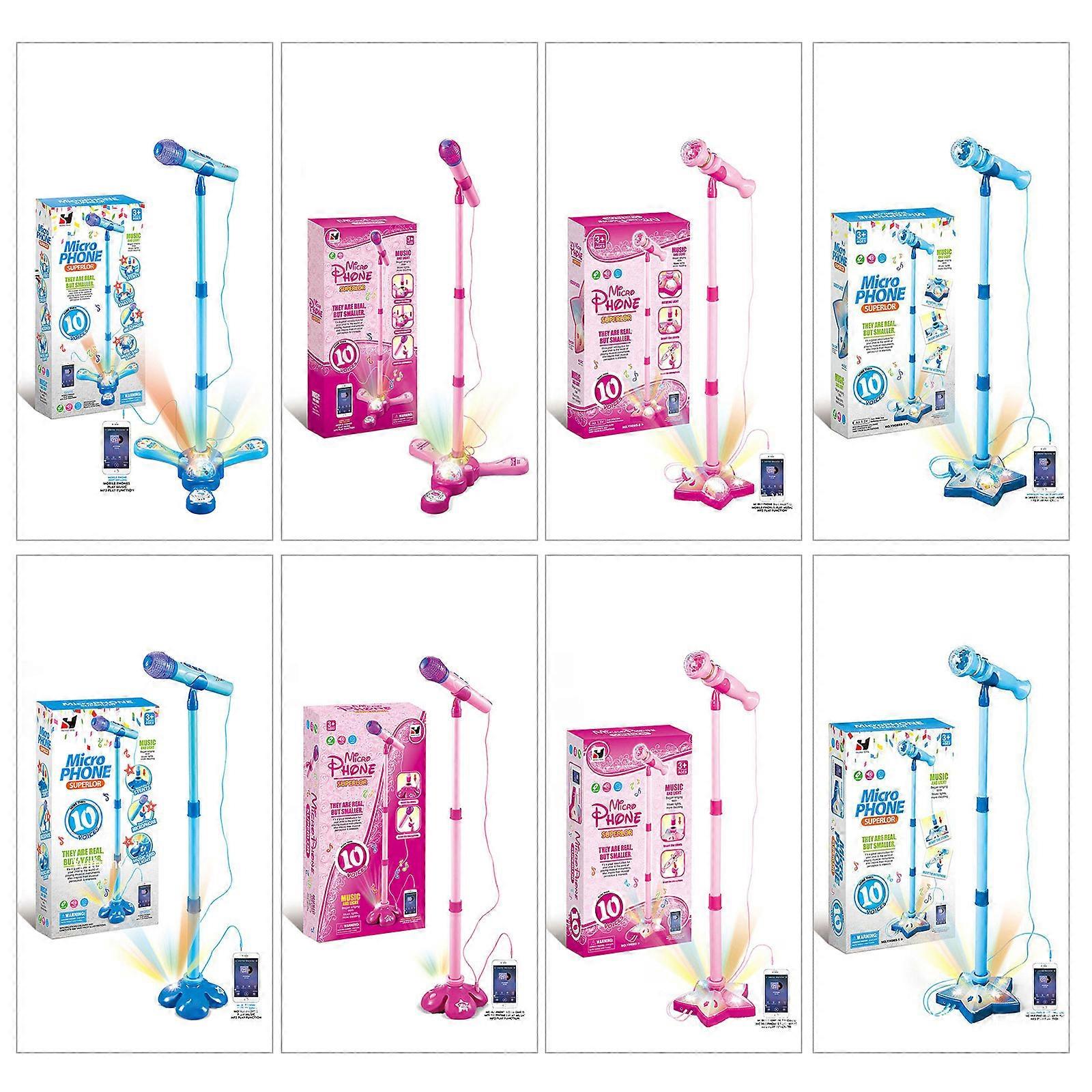 100% New,Microphone Stand Children's Karaoke Mic With Stand Flashing ...