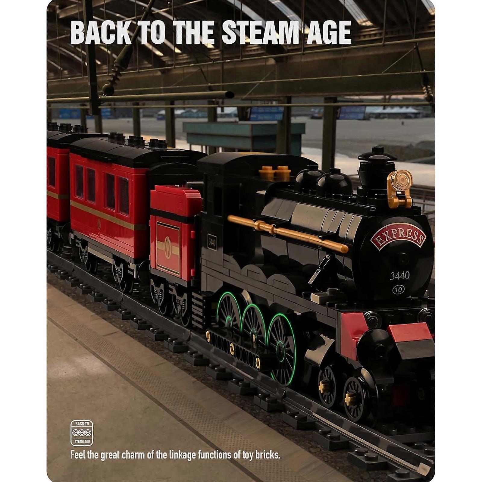 Nifeliz GWR 2900 Class Steam Train Building Block Kit, Collectible ...