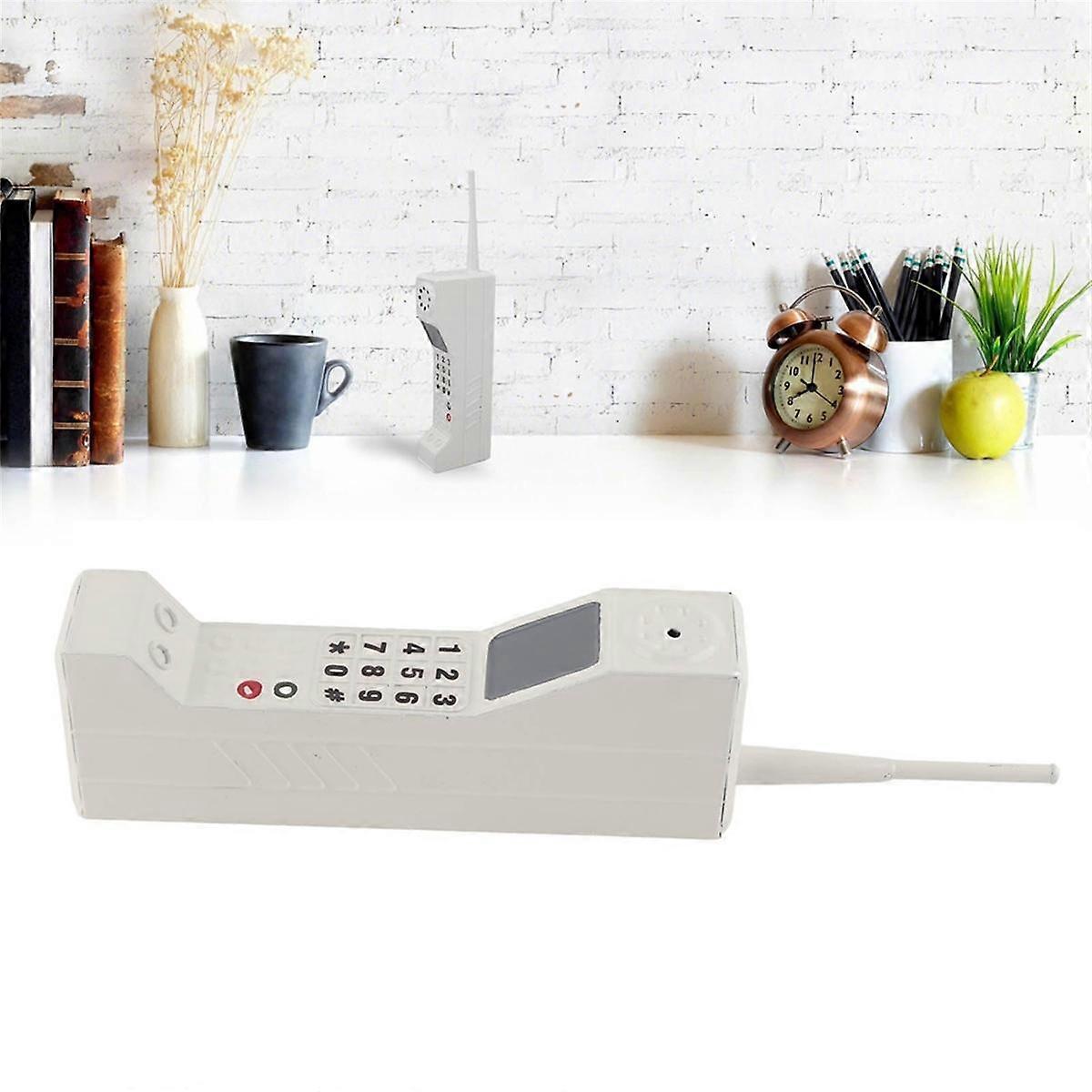 Retro Cordless Telephone Handset, Old Vintage Retro Mobile Phone Mockup ...