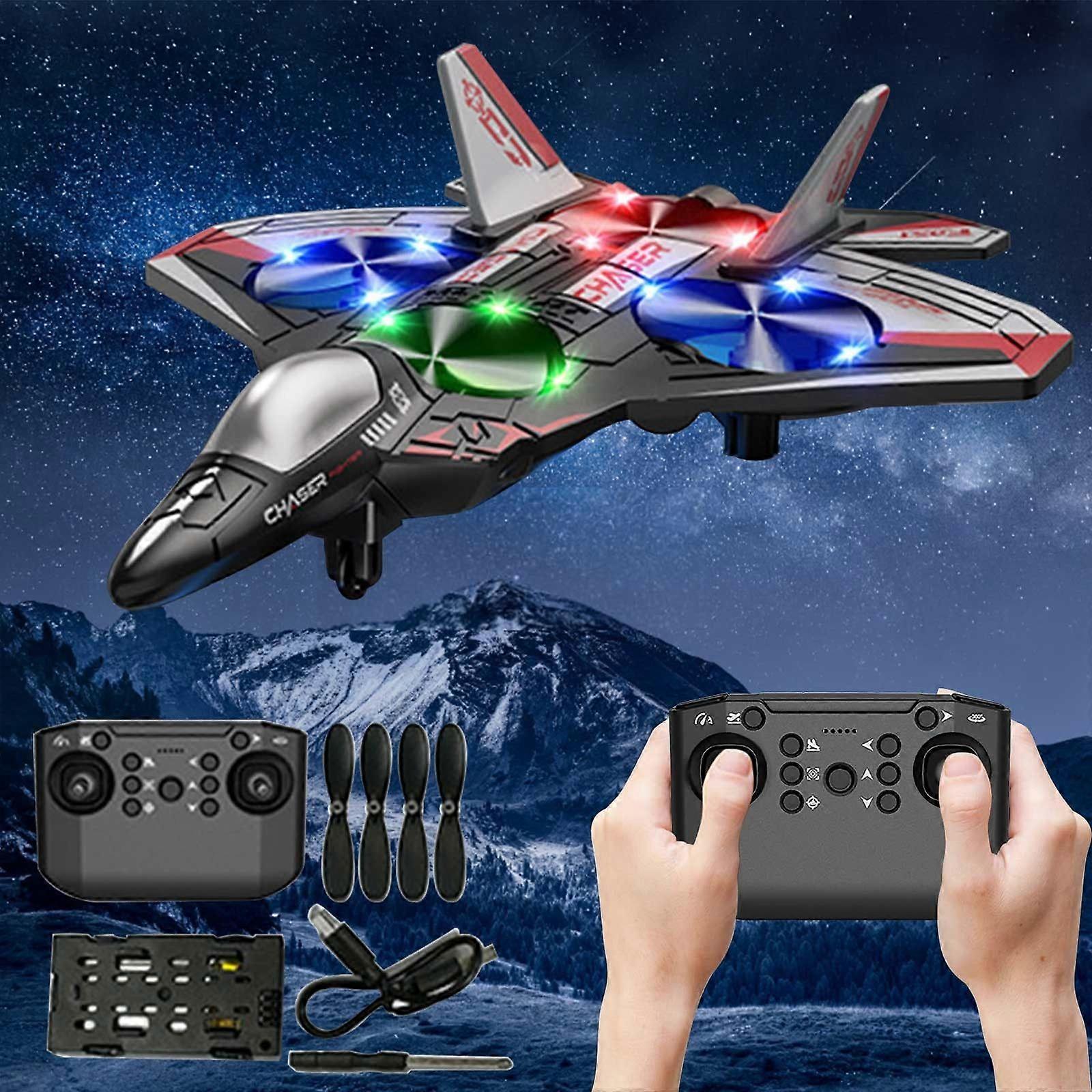 Foam Remote Control Aircraft Long Shatterproof Drone With Light ...