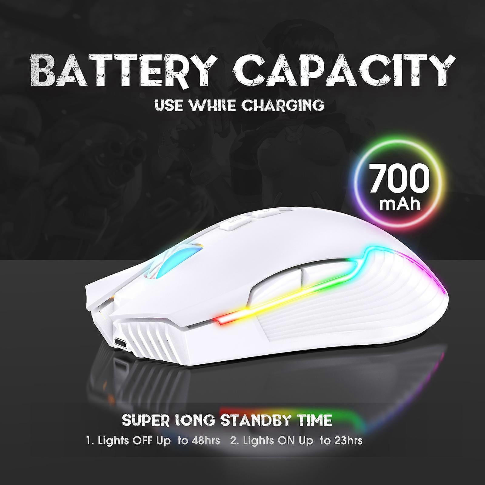 ONIKUMA CW905 2.4G RGB Lighting Wireless Mouse | Fruugo UK