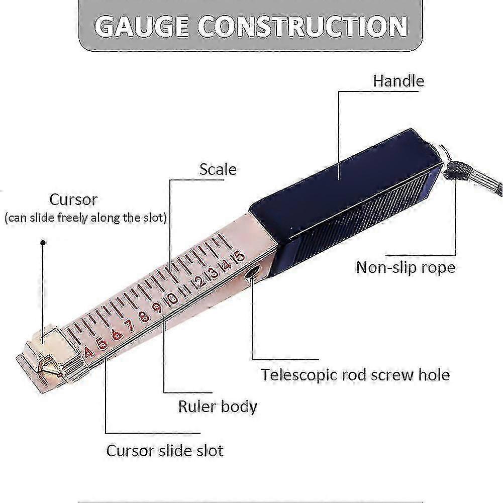 0.5mm Checker Door Gap Measuring Tool Precision Feeler Gauge ...
