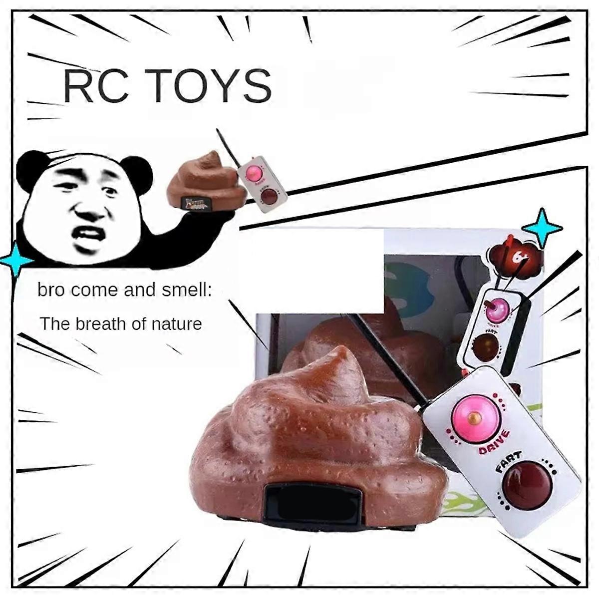 Speedy Remote Control Poop Car Hilarious Joke Prank Toy for Kids Family ...