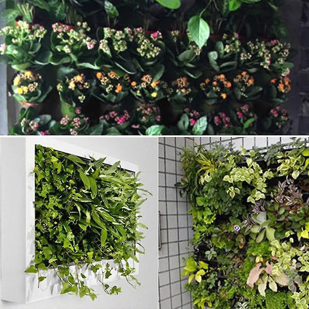 Wall Mounted Hanging Vertical Planting Bags Green Grow Planter With 36 ...