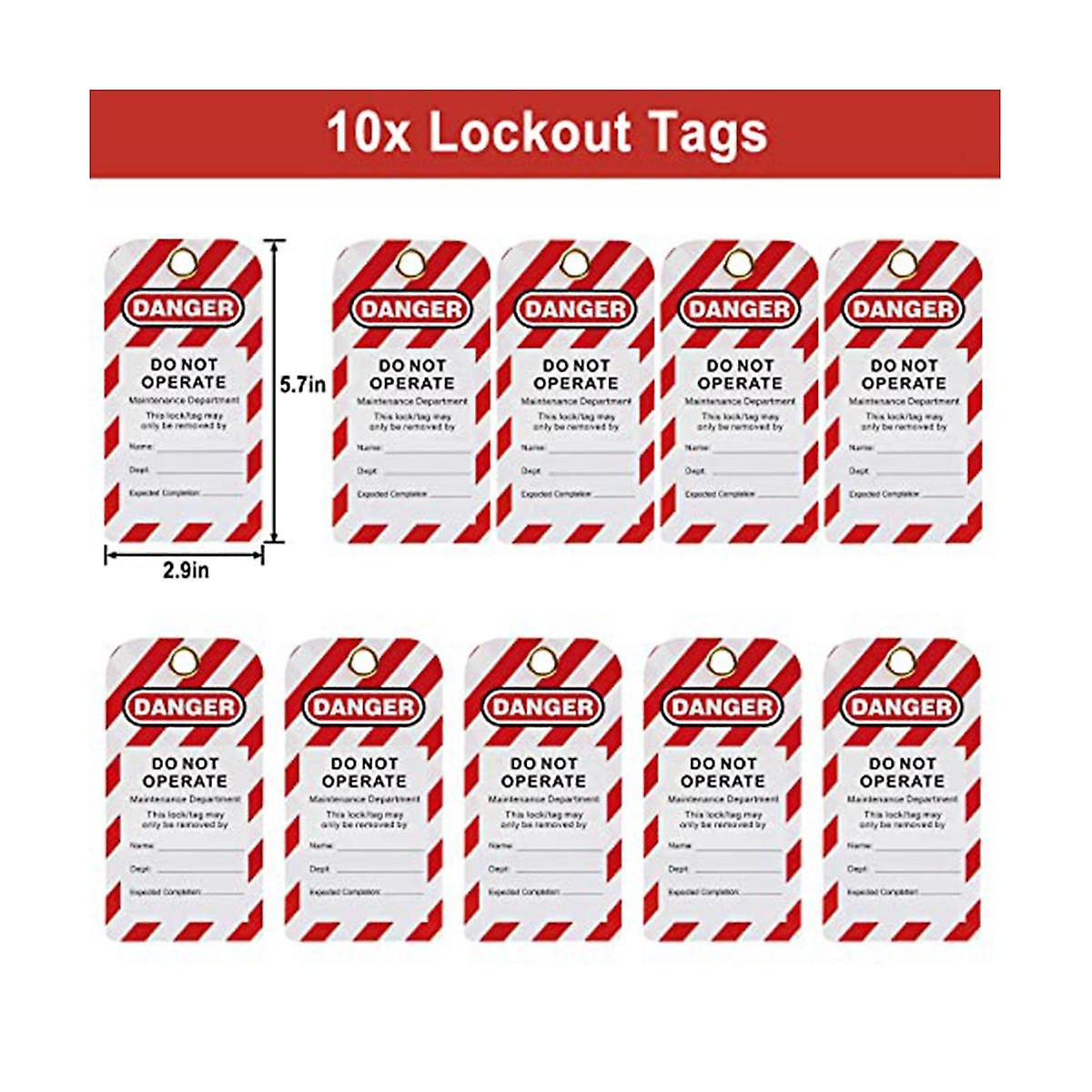 Electrical Lockout Tagout Kit -lock Out Tag Kits With Hasps,circuit ...