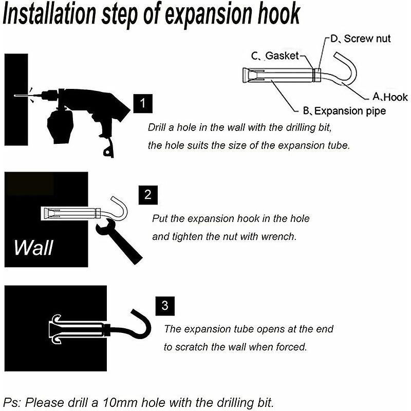 3m Φ3mm PVC coated stainless steel cable with cable tensioner for ...