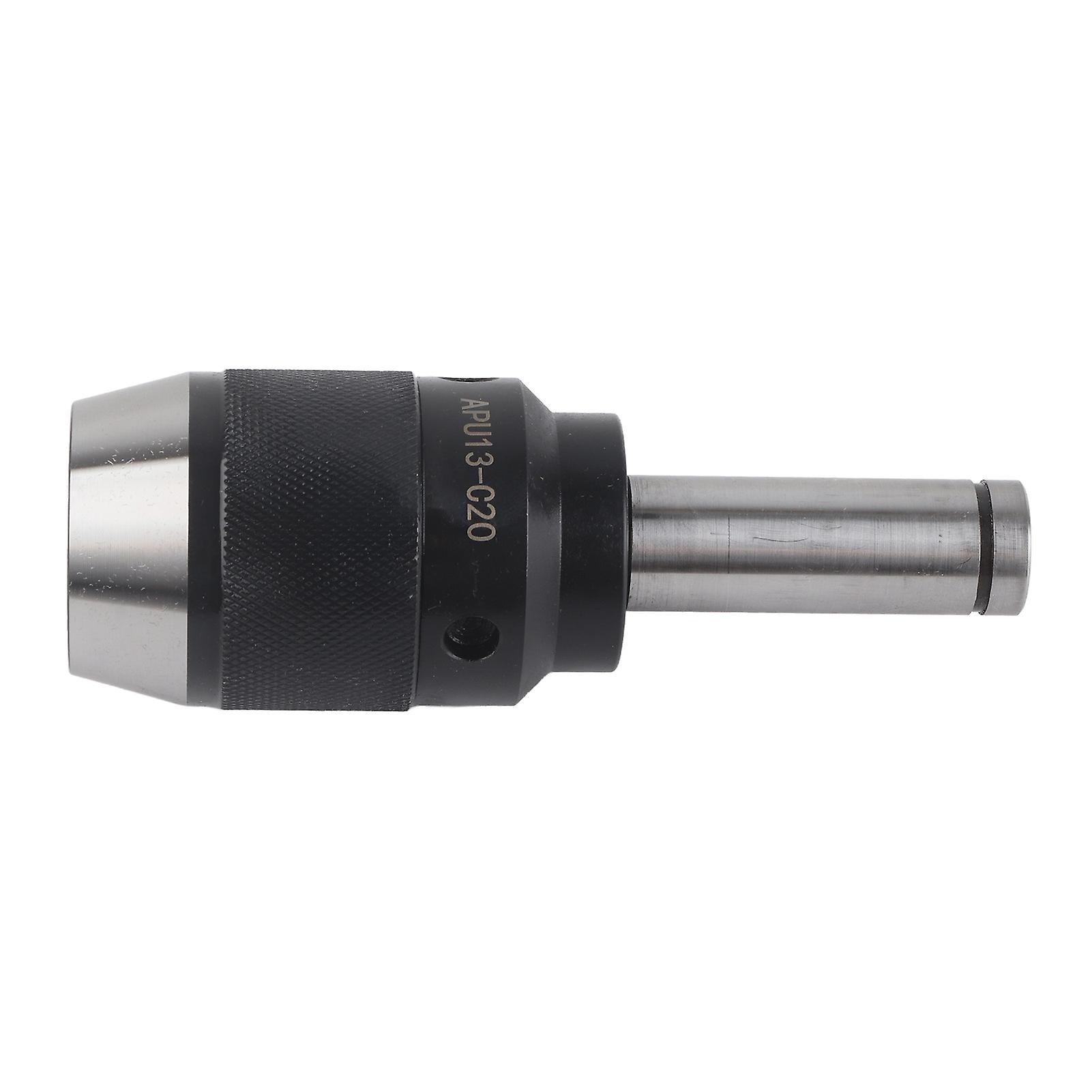 Integrated Drill Chuck APU13?C20 High Carbon with 20mm Straight Shank ...