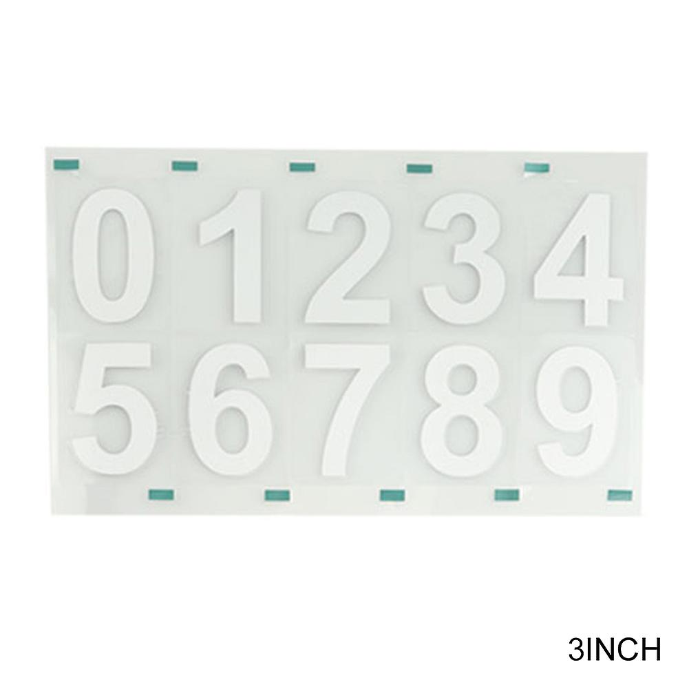 Reflective Number Labels Classic Style House Address Decals Sticker for ...