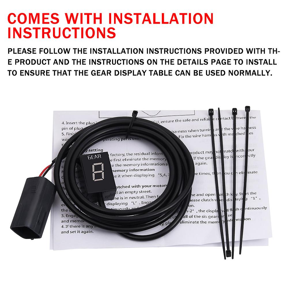 Gear Indicator For Kawasaki Z750 Z1000 Z 1000 2007 2008 2009 1-6 Led ...