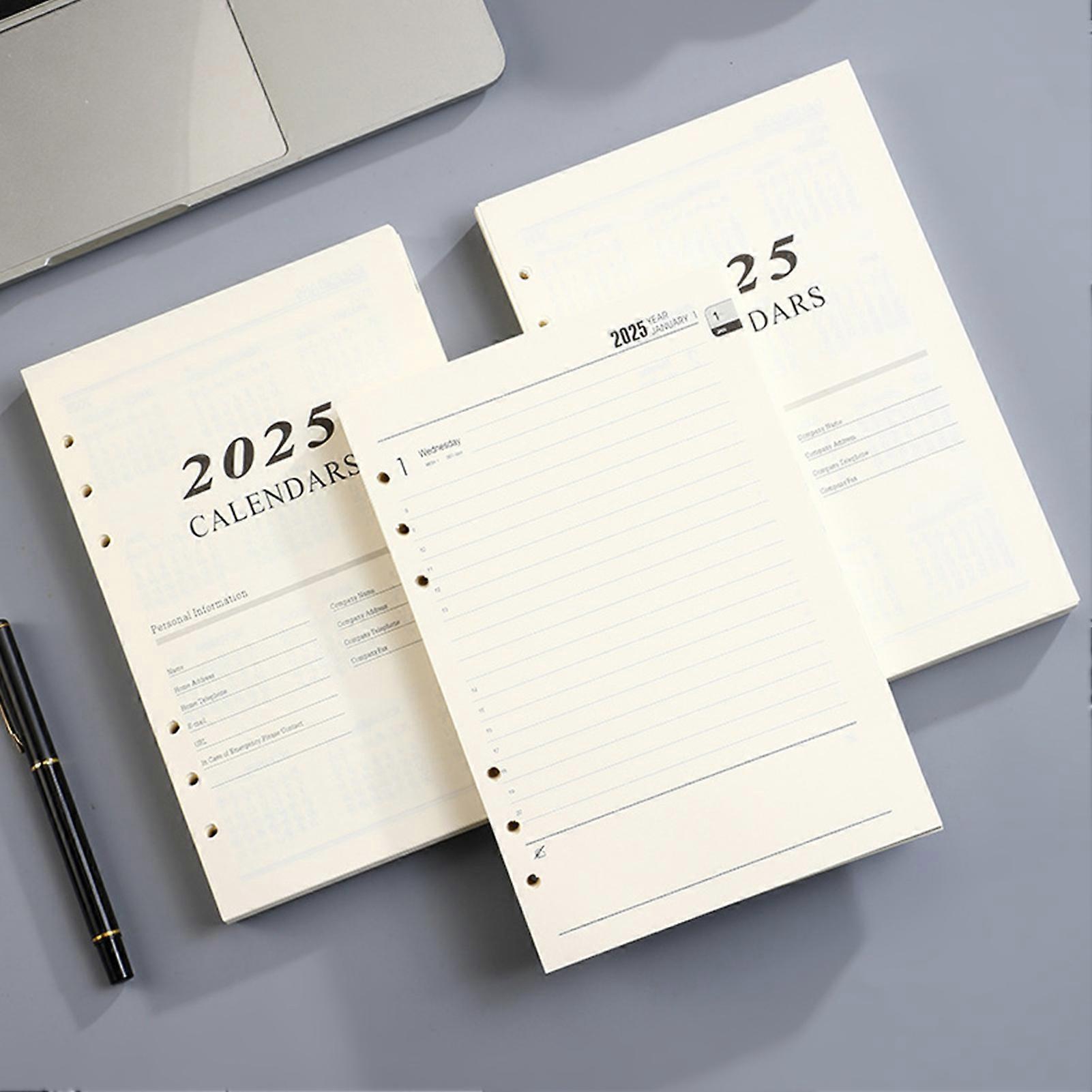 Notebook Core Thick Smooth Writing Ink-Proof Planner Refill Paper 2025 ...