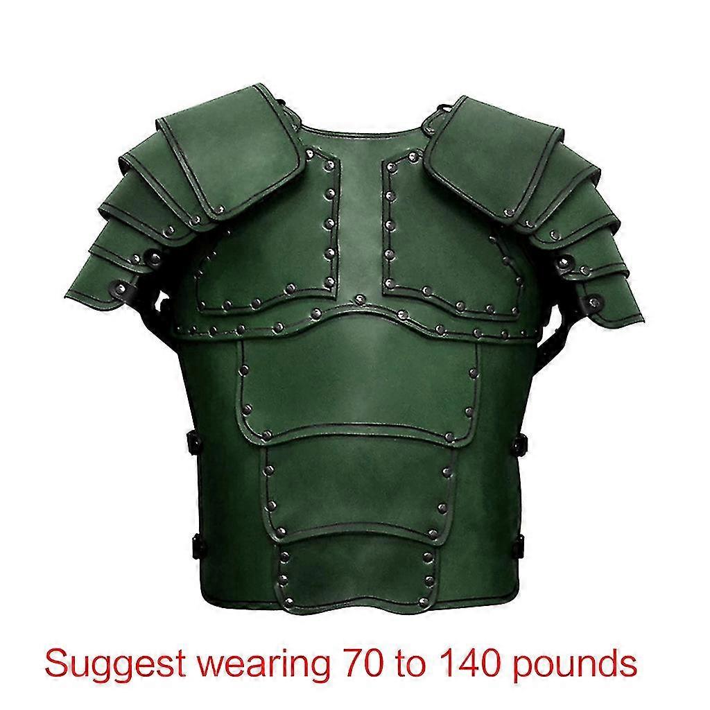 Vikinges Warrior PU Leather Chest Armor Retro Knight Body Armors ...