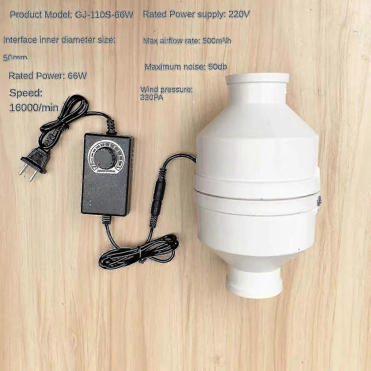 Home Silent Inline Pipe Duct Fan Bathroom Kitchen Ventilation Toilet ...